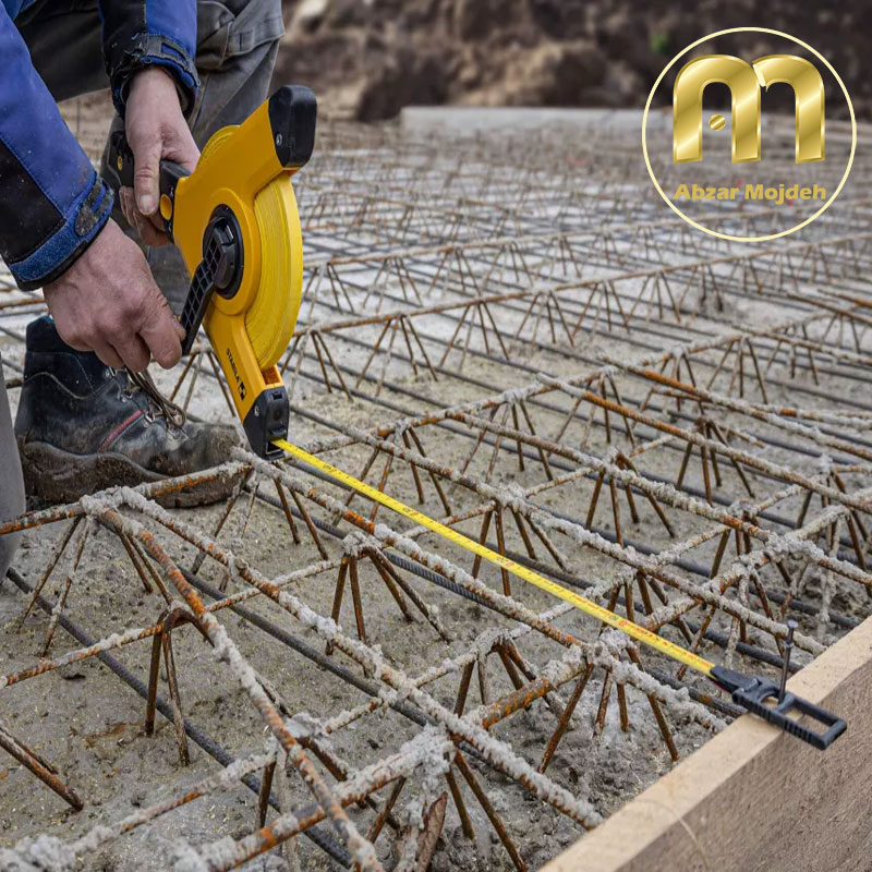 متر قرقره ای استیل استبیلا مدل LBM 1000 | ابزار مژده